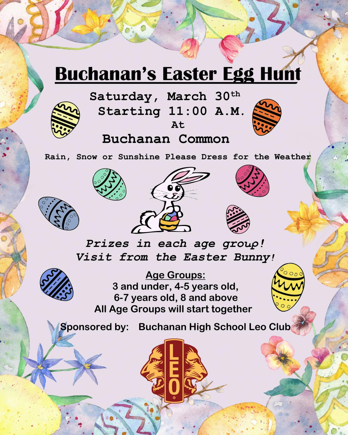 Buchanan's Easter Egg Hunt | Buchanan Michigan Buchanan's Easter Egg Hunt | Buchanan Michigan